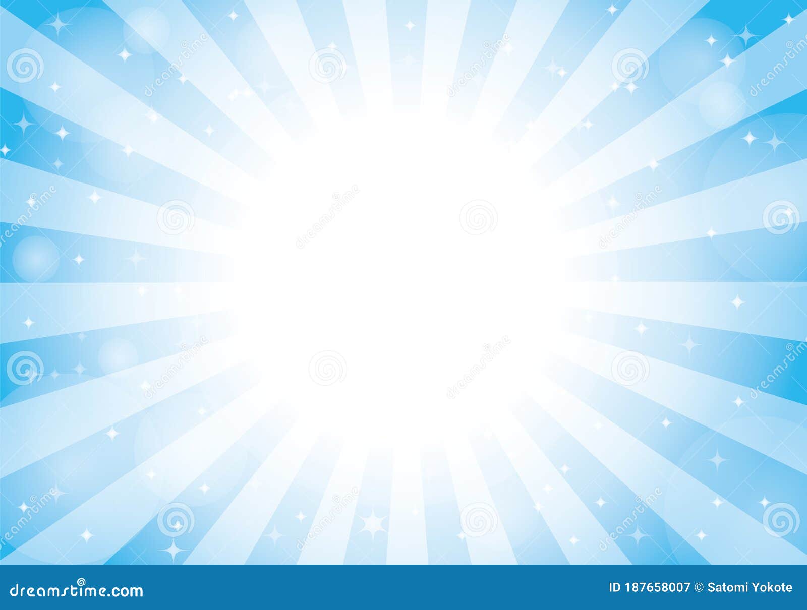 Blue Radial Background Light Vector Stock Vector - Illustration of ...