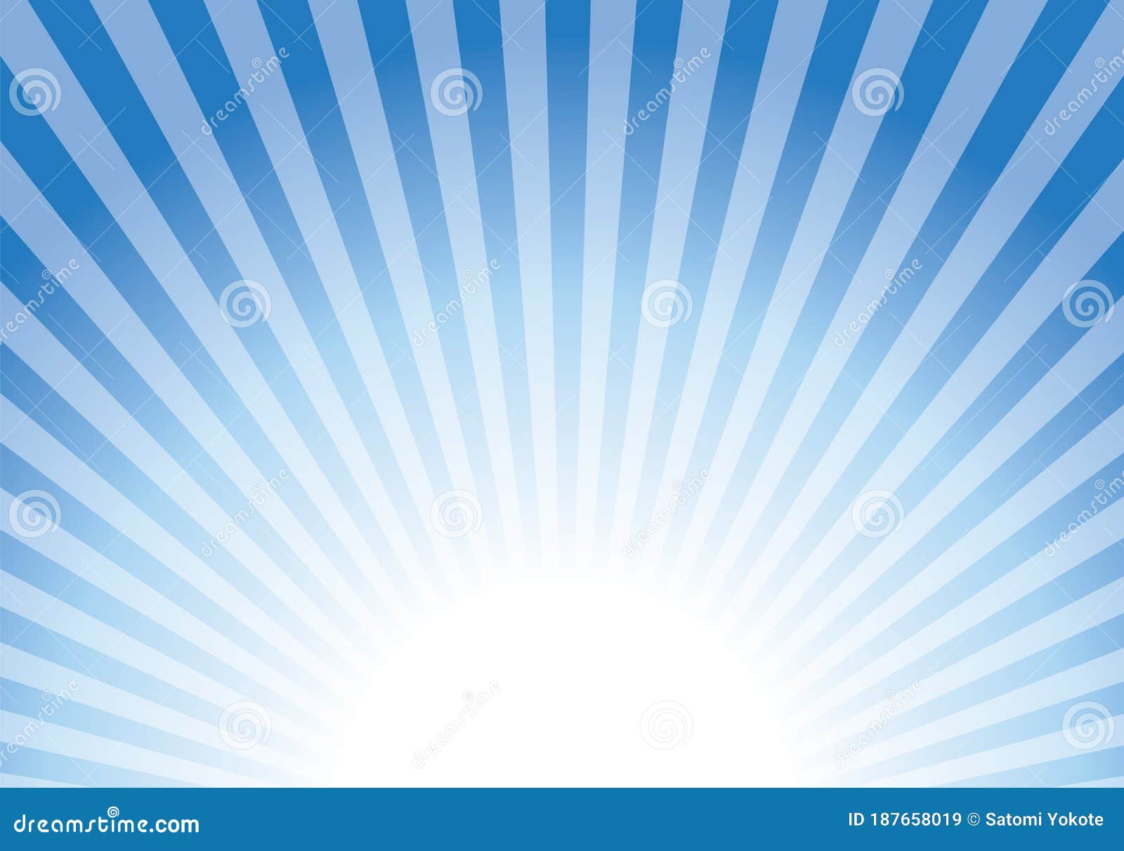 Blue Radial Background Light Vector Stock Vector - Illustration of ...