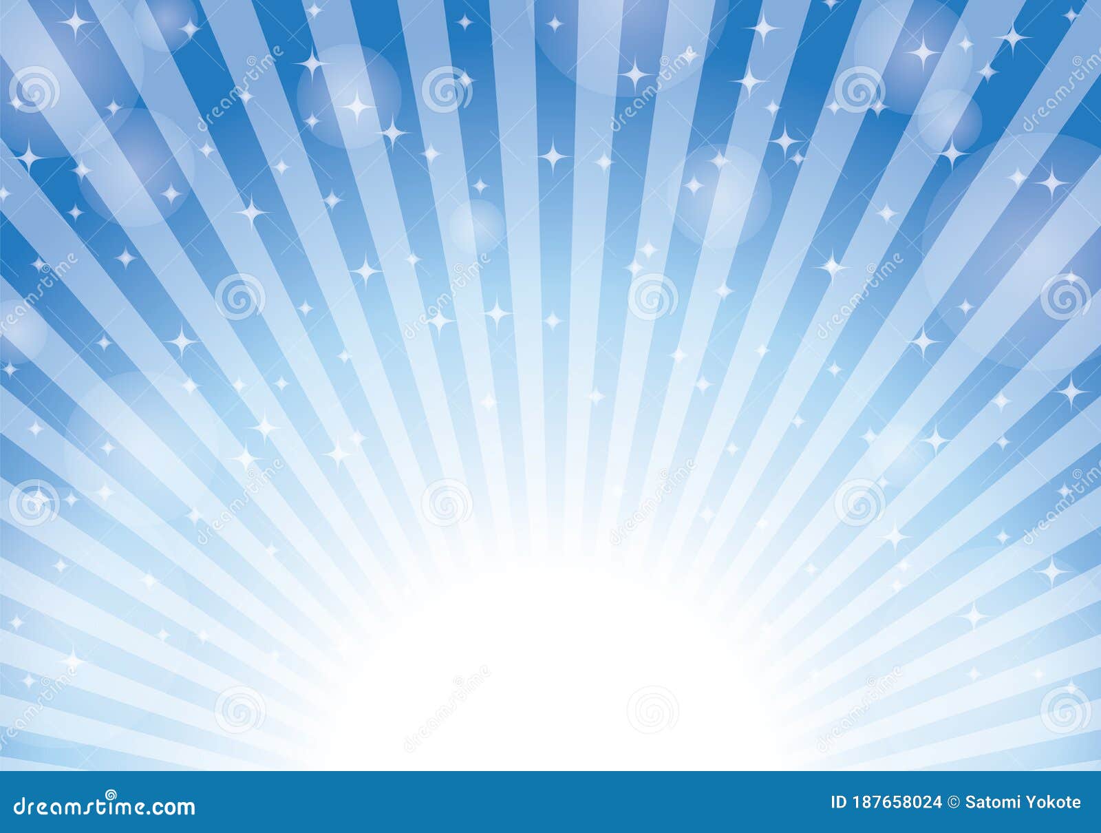 Blue Radial Background Light Vector Stock Vector - Illustration of ...
