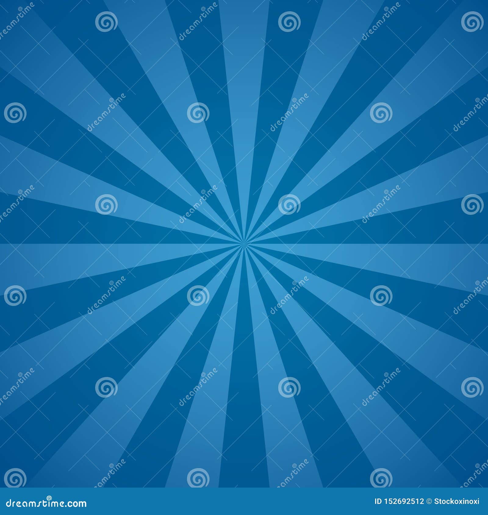 Blue Radial Beams and Rays Abstract Lines Background Stock Vector ...