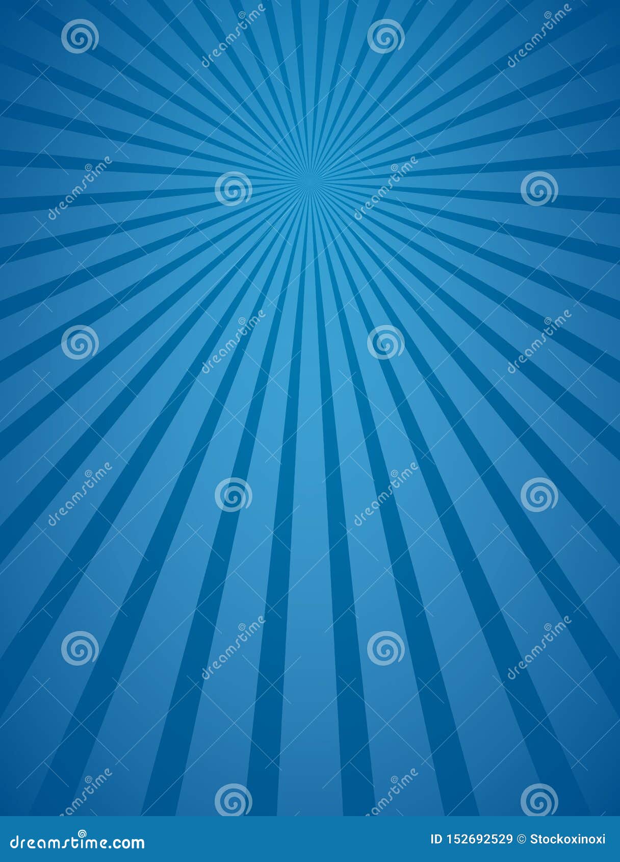 Blue Radial Beams and Rays Abstract Lines Vector Background Stock ...