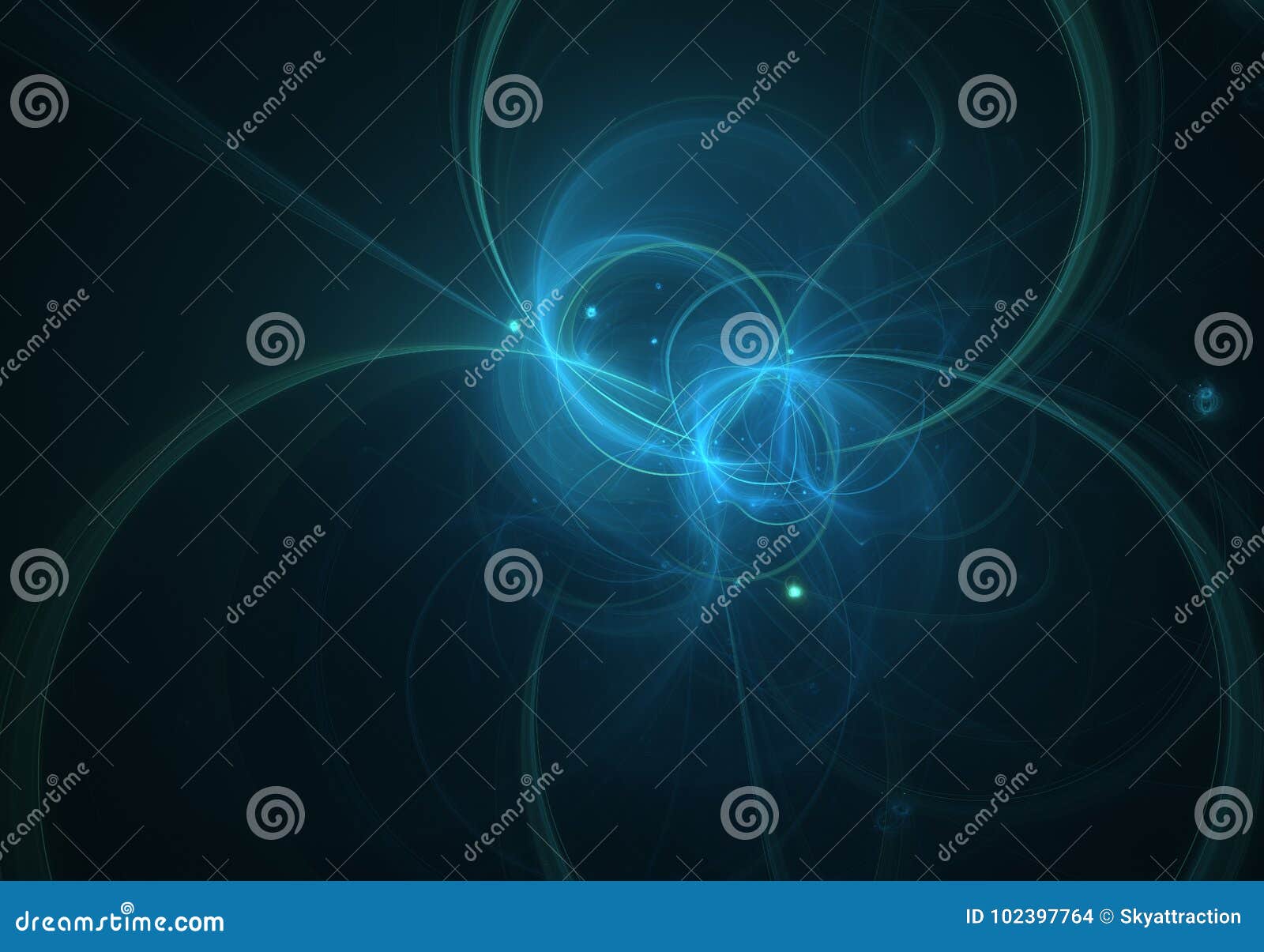 Blue Radial Rays Abstract Background Stock Illustration - Illustration ...