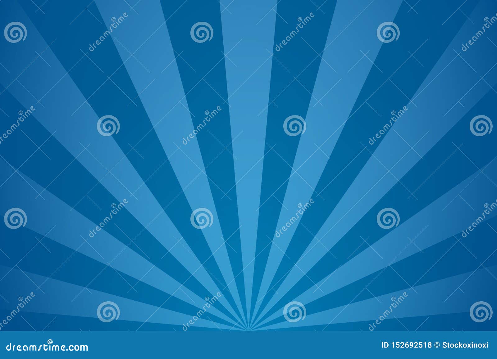Blue Radial Rays Abstract Lines Background Stock Vector - Illustration ...