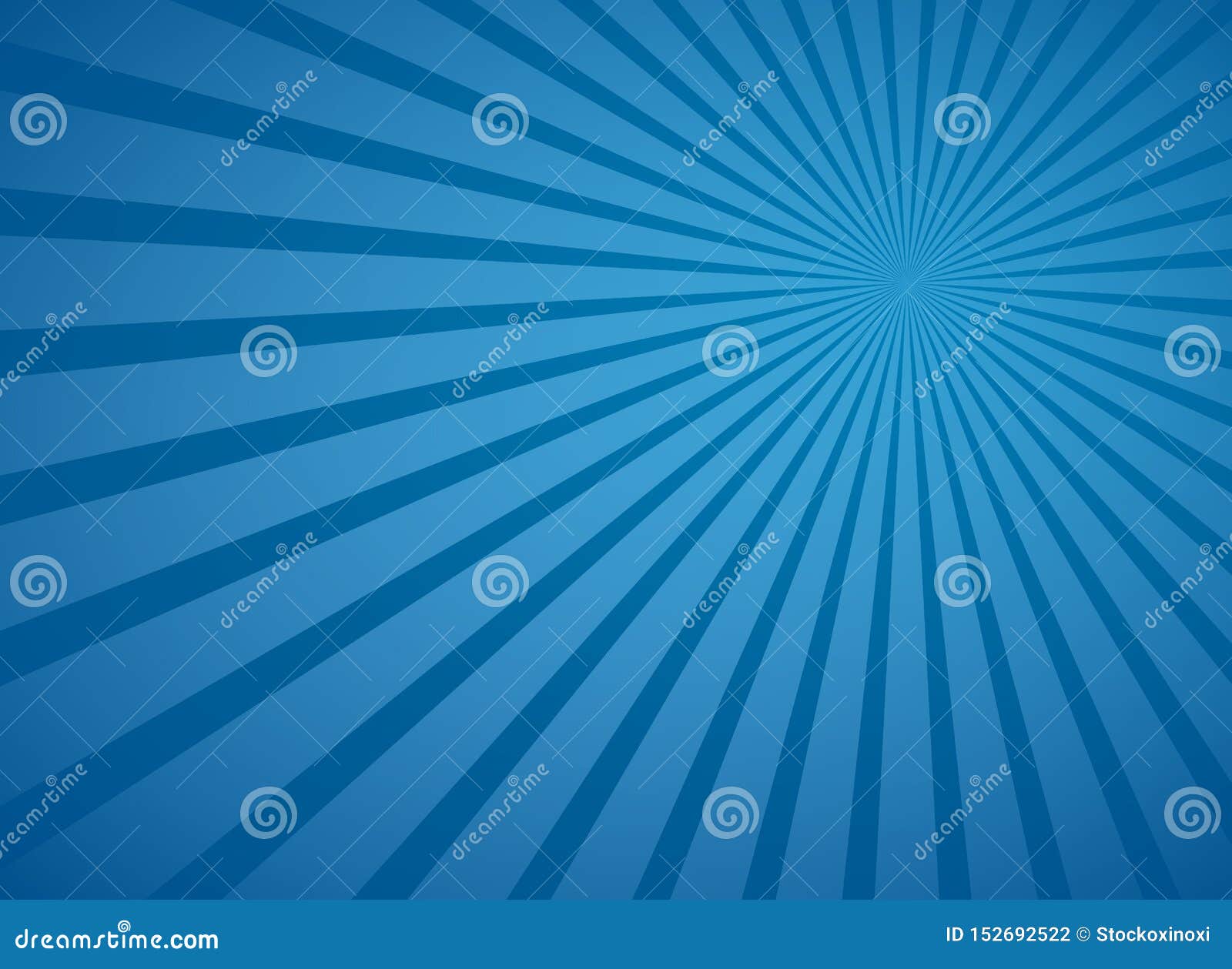Blue Radial Sky Beams and Rays Abstract Lines Vector Background Stock ...