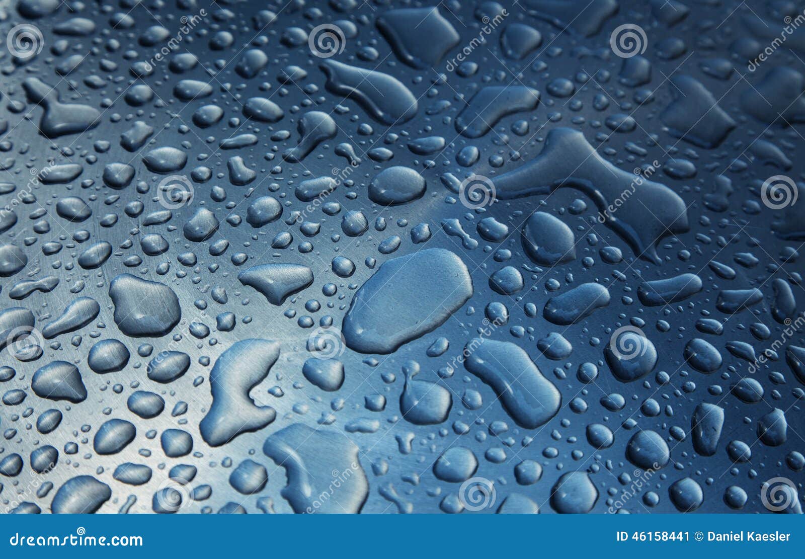 Blue raindrop background stock image. Image of liquid - 46158441