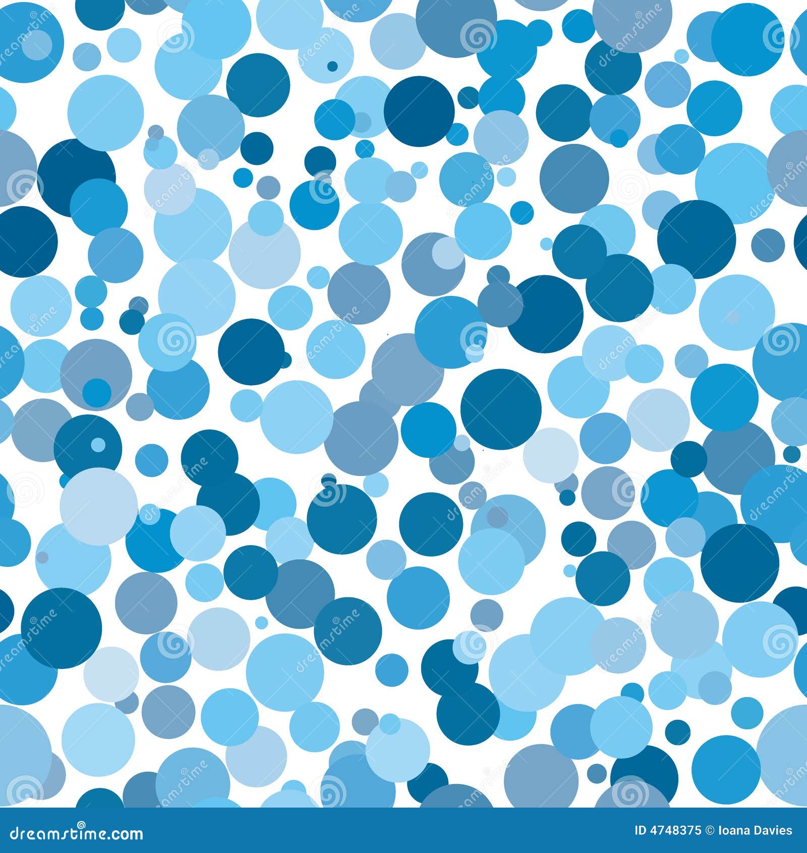 Blue and random stock vector. Illustration of clean, spot - 4748375