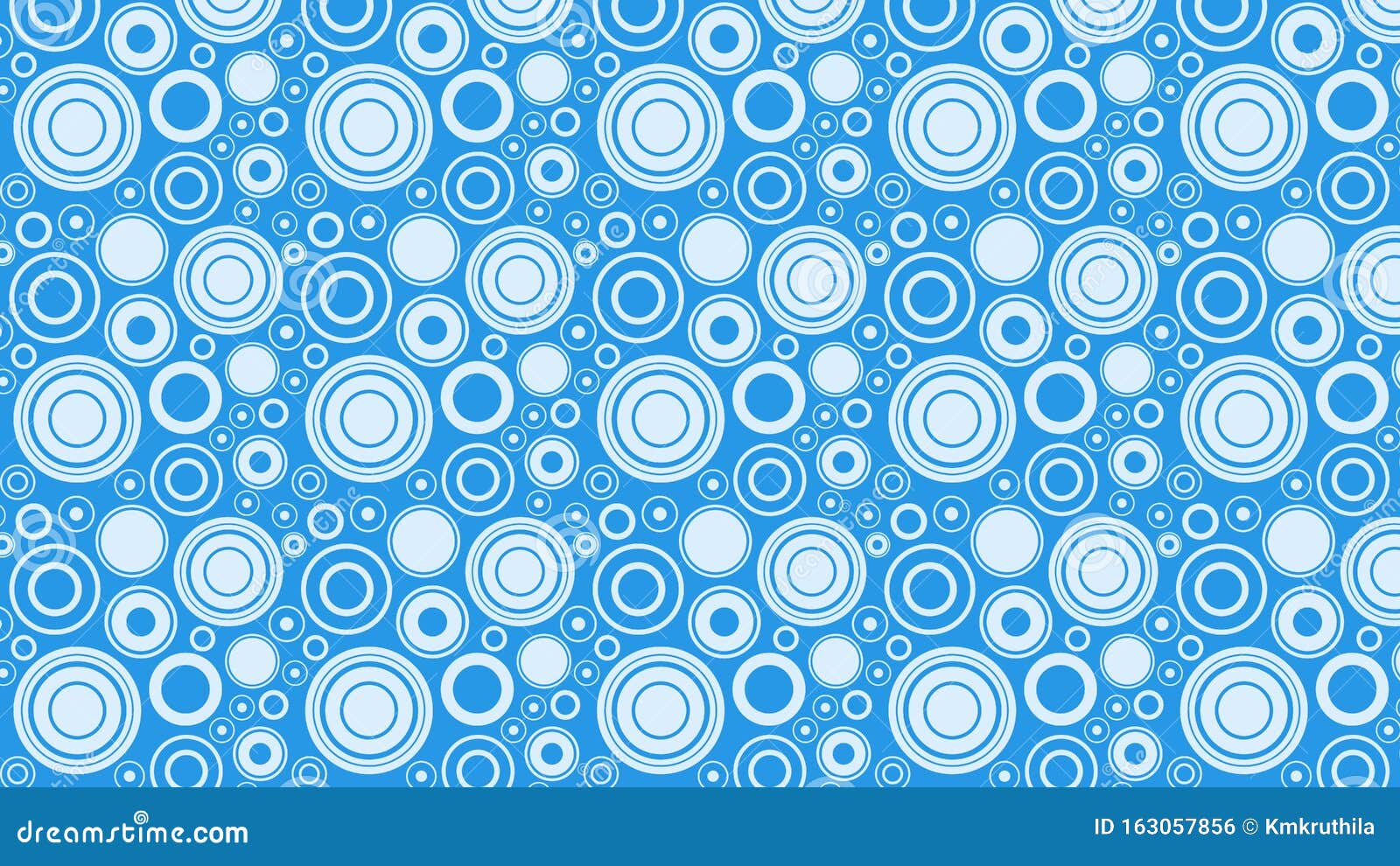 Blue Random Circles Pattern Stock Vector - Illustration of scatter ...