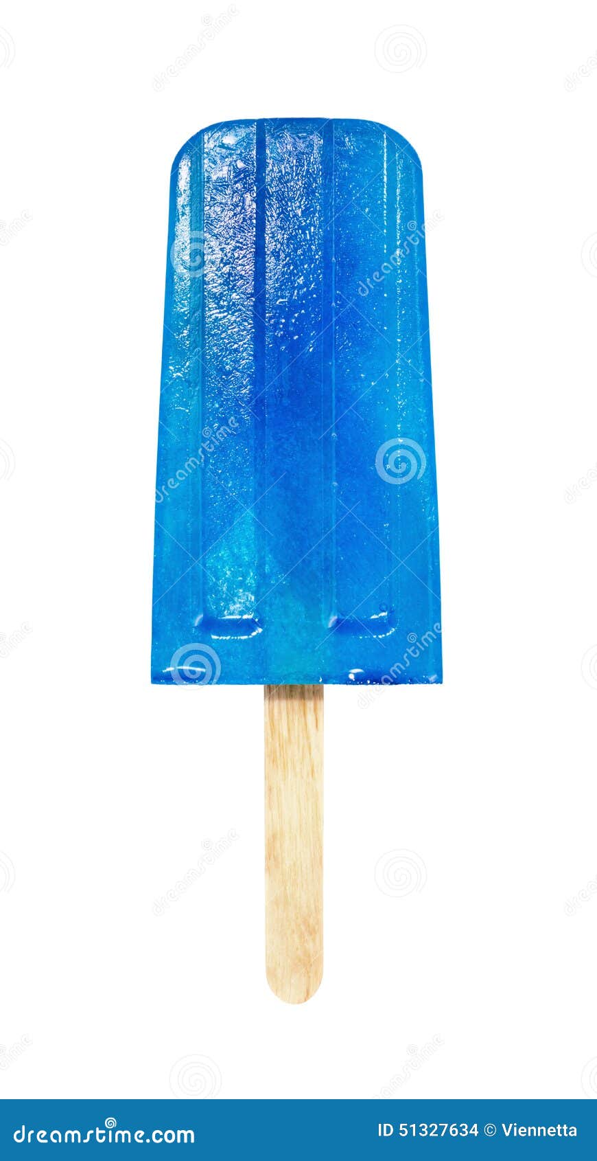 Blue Raspberry Popsicle stock photo. Image of isolated - 51327634