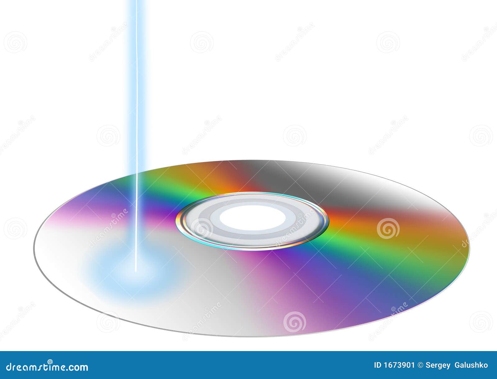 Blue ray stock illustration. Illustration of gigabyte - 1673901