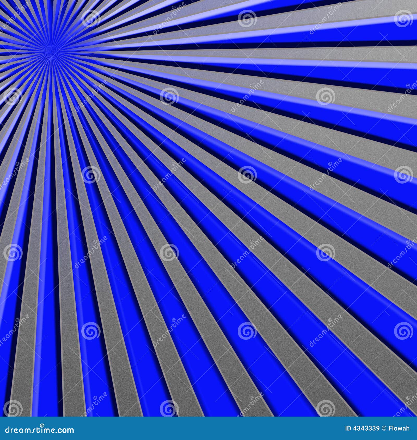 Blue Ray Sun Rays Illustration Picture. Image: 4343339