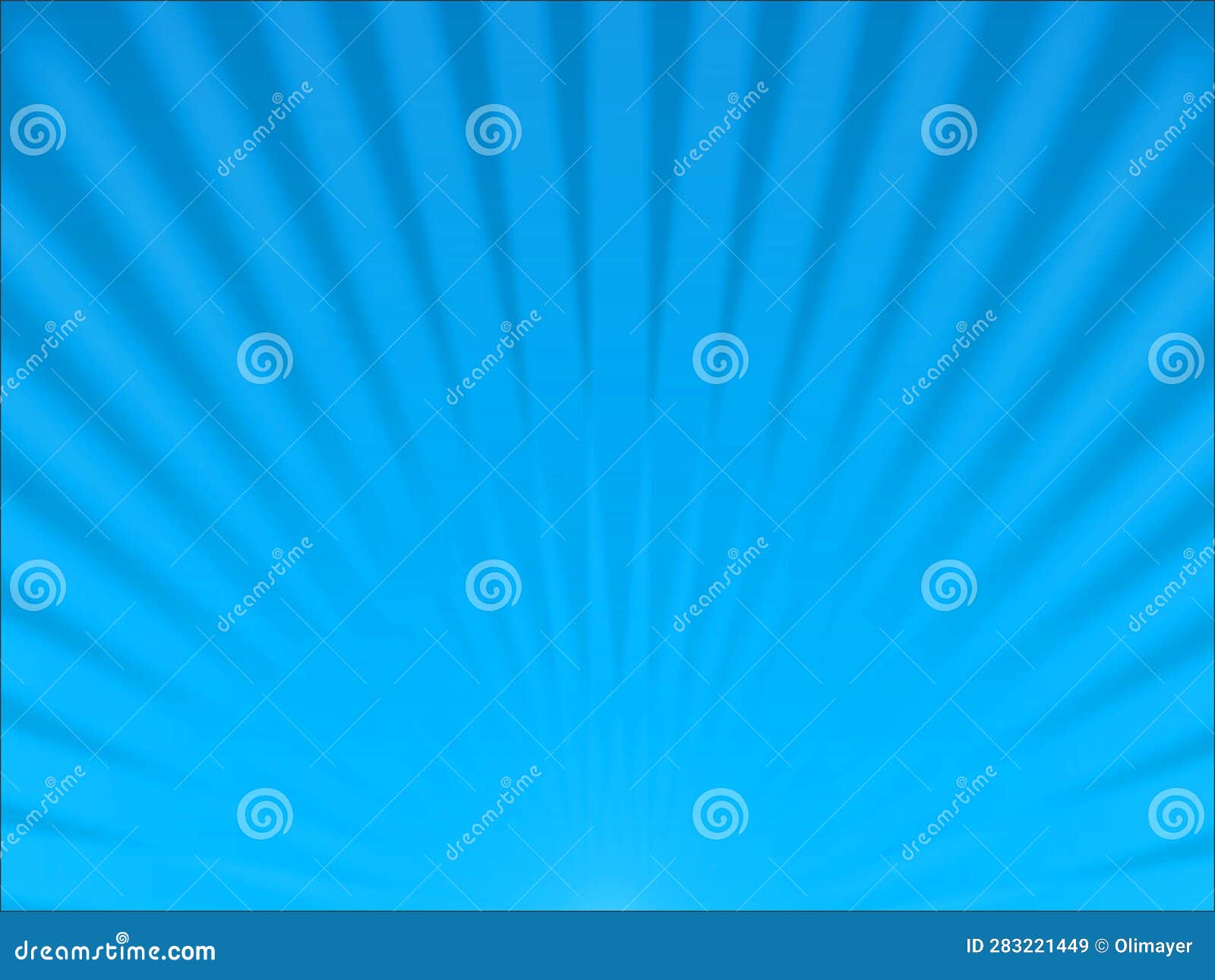 Blue Ray Sunburst Style Abstract Background. Stock Illustration ...