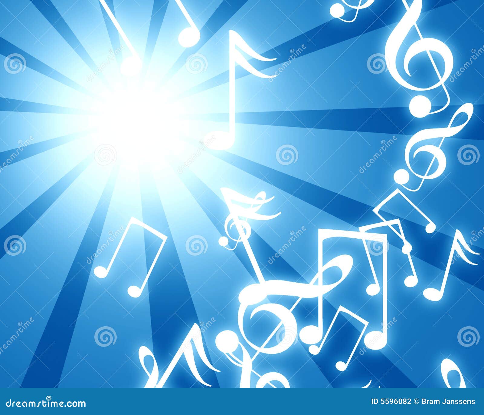 Blue rays stock illustration. Illustration of event, effect - 5596082