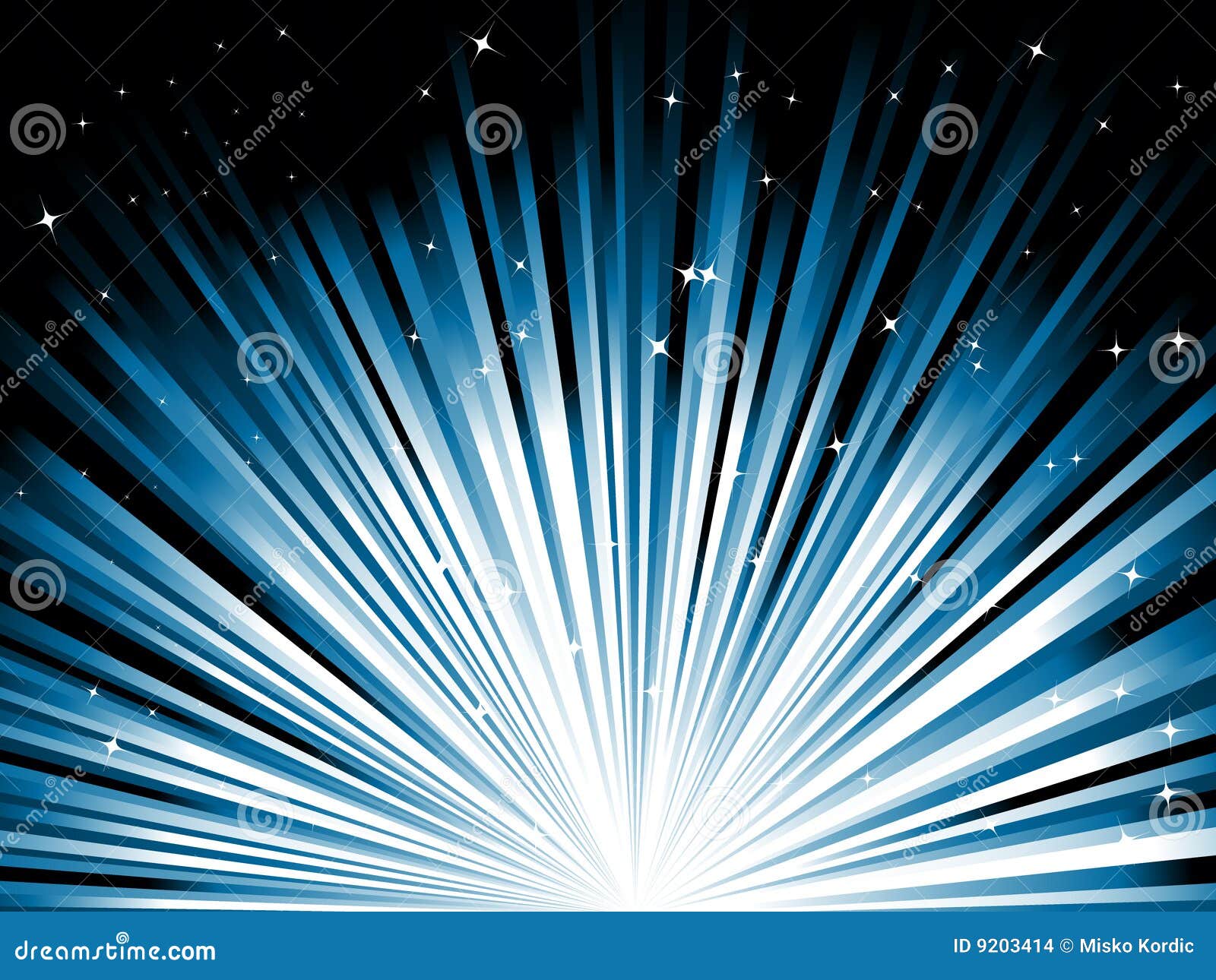 Blue rays stock illustration. Illustration of lines, sheets - 9203414