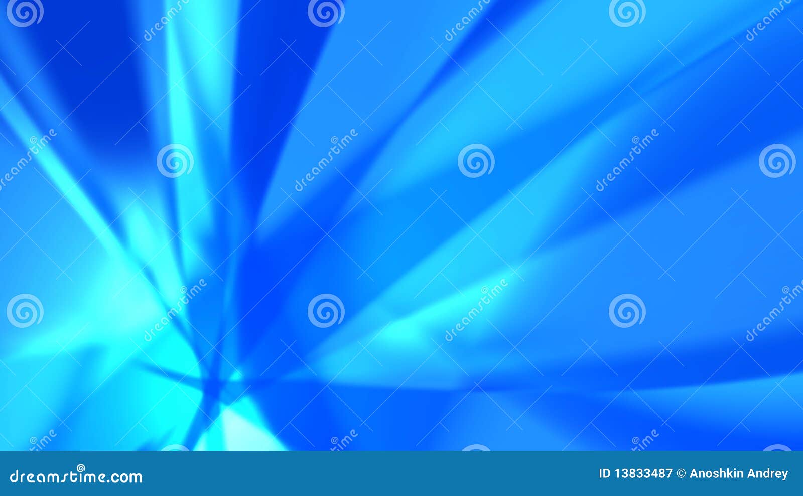 Blue Rays - Abstract Background #3 Stock Illustration - Illustration of ...