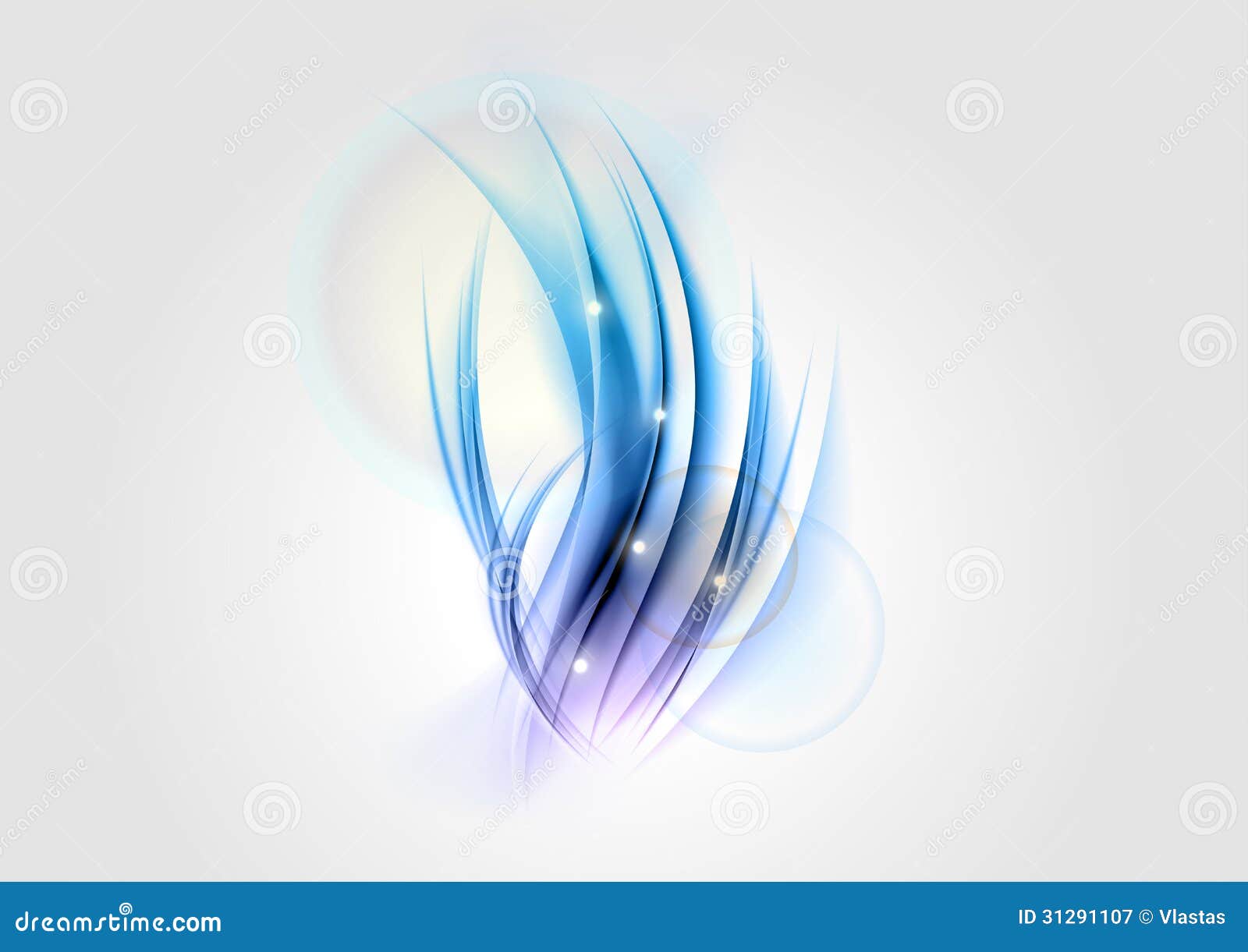 Blue rays stock vector. Illustration of futuristic, modern - 31291107