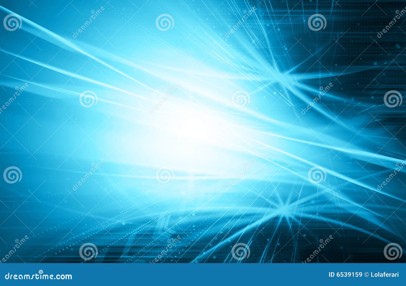 Blue Rays Background stock illustration. Illustration of light - 6539159