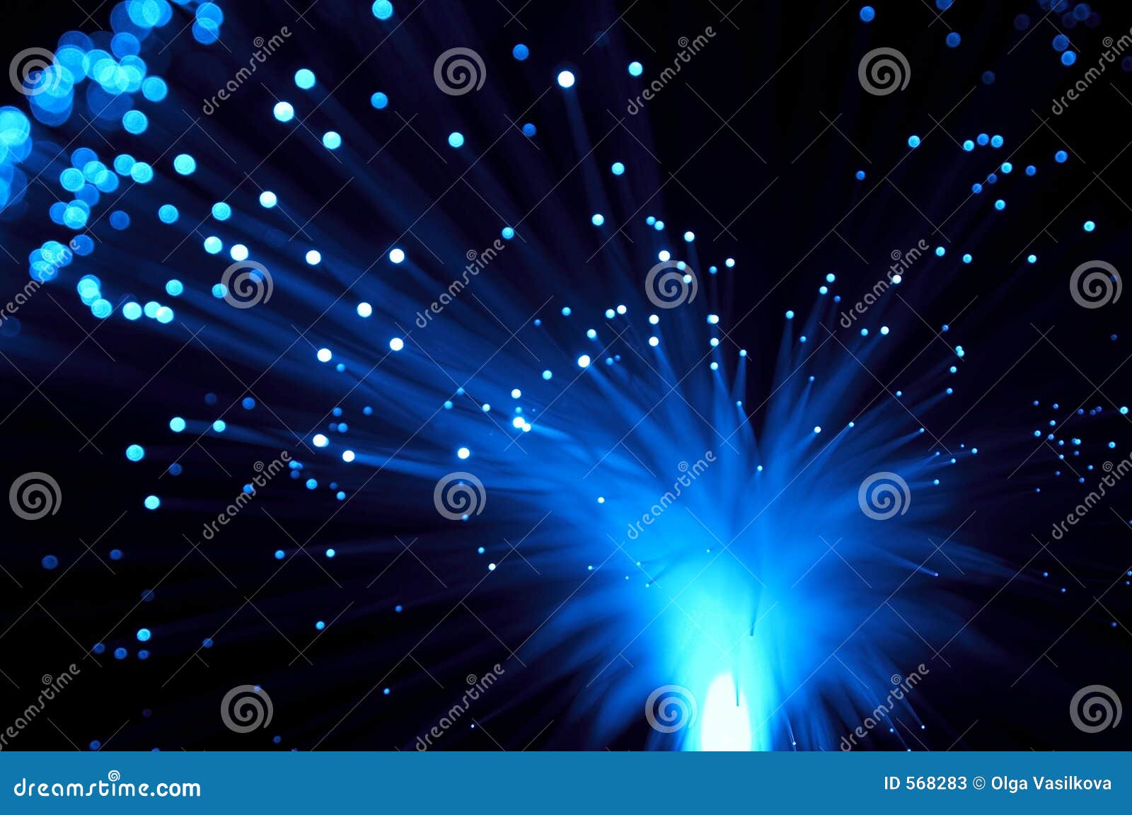 Blue rays explosion stock image. Image of glowing, digital - 568283