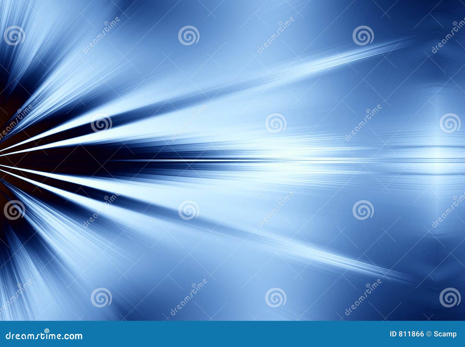 Blue Rays Of Light Background Stock Illustration - Illustration of ...
