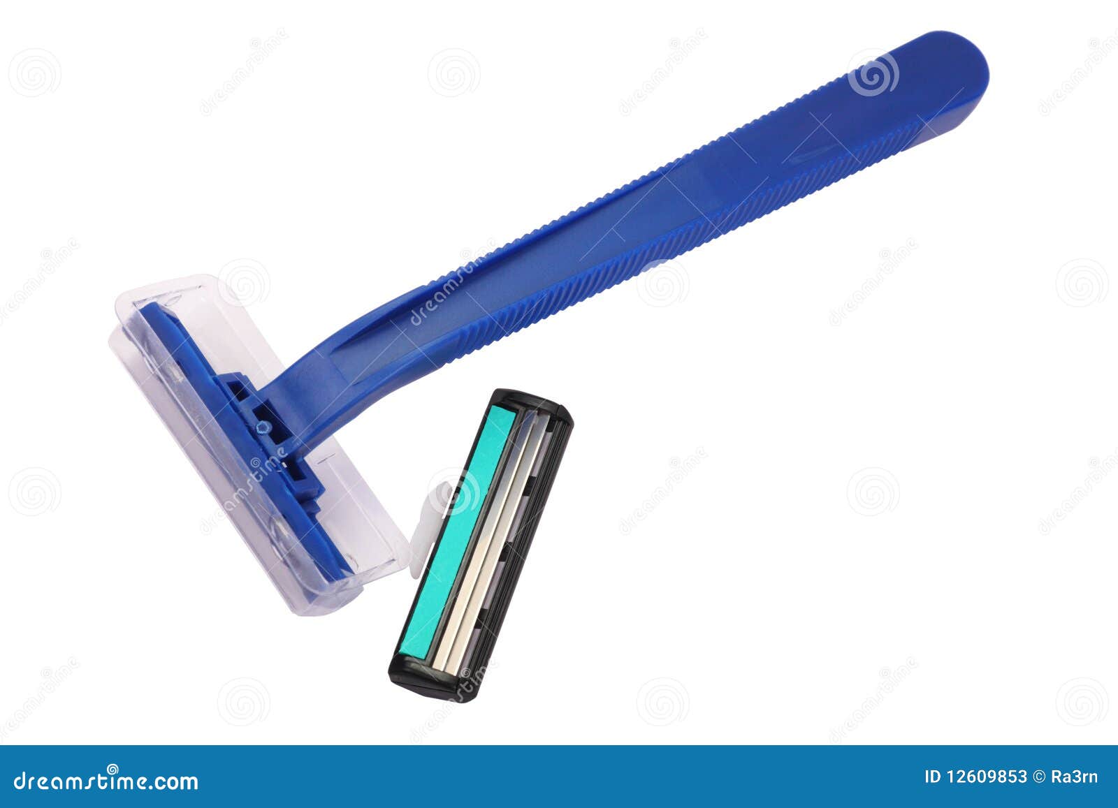 Blue Razor stock image. Image of shaver, removal, removing - 12609853