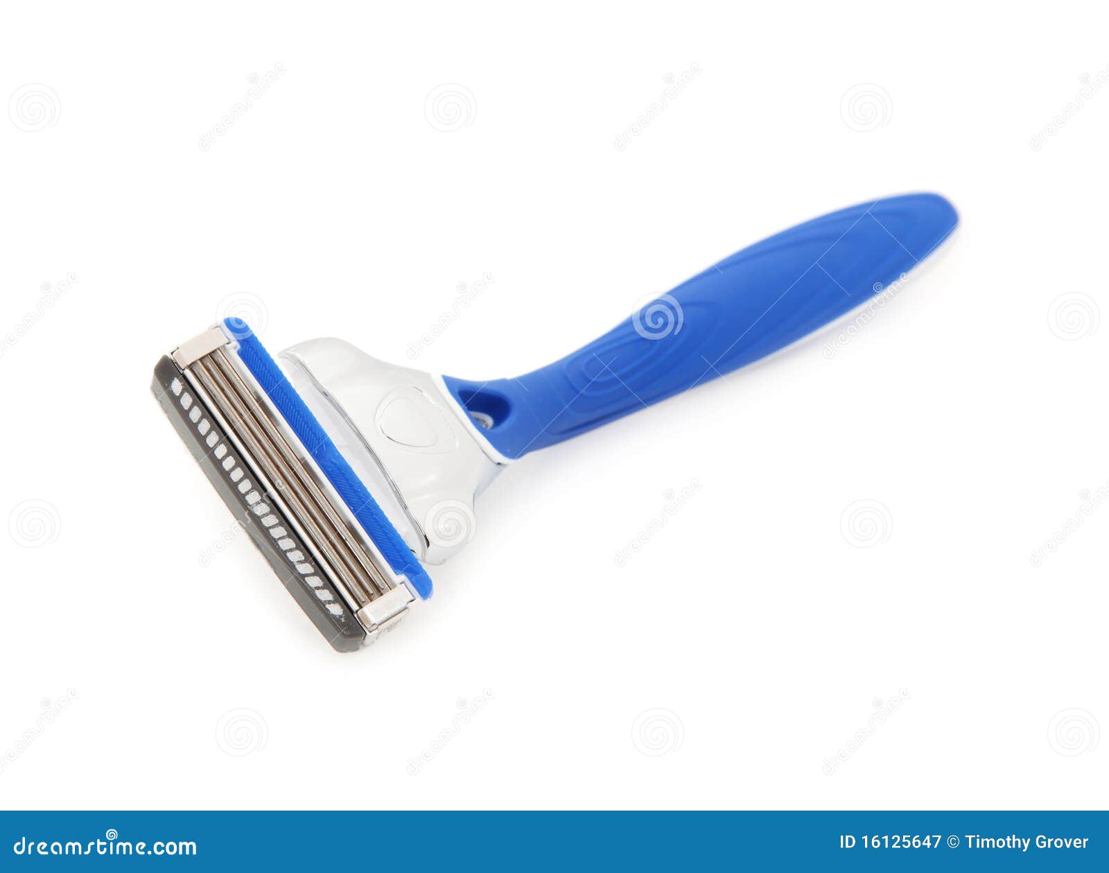 Blue Razor Blade stock image. Image of hygiene, clean - 16125647