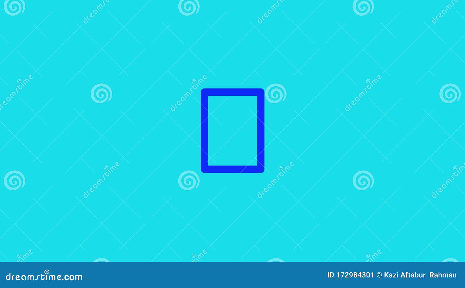 Blue Rectangle Moves Animation Video Stock Video - Video of video ...