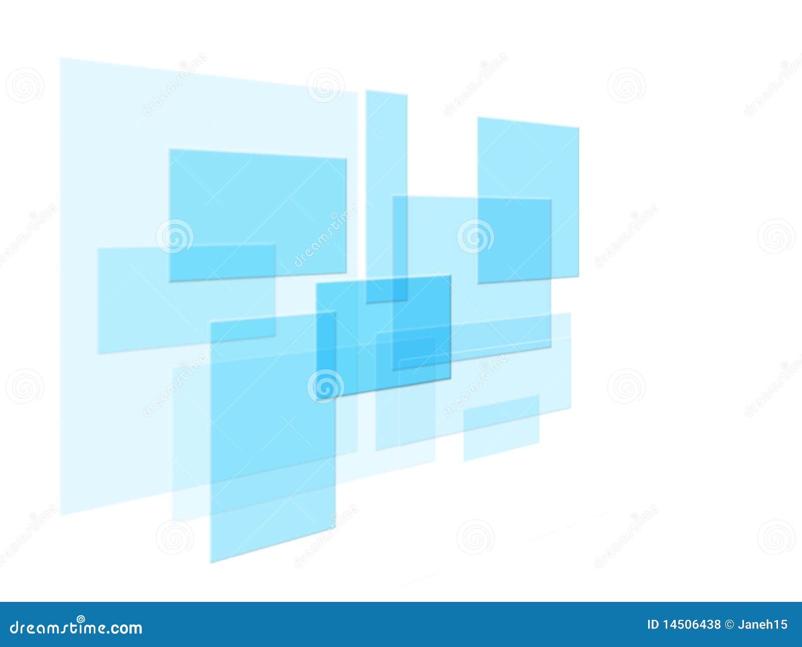 Blue rectangles stock illustration. Illustration of backdrop - 14506438