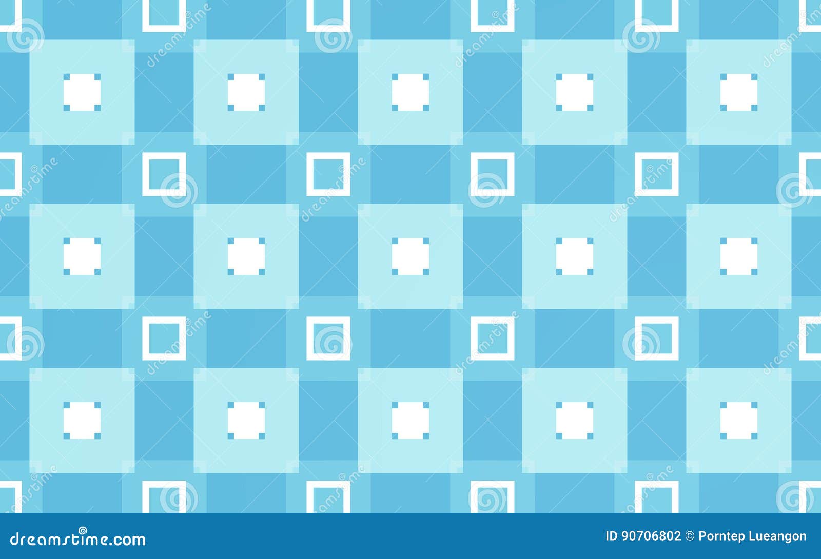 Blue Rectangles Pattern Background Stock Illustration - Illustration of ...