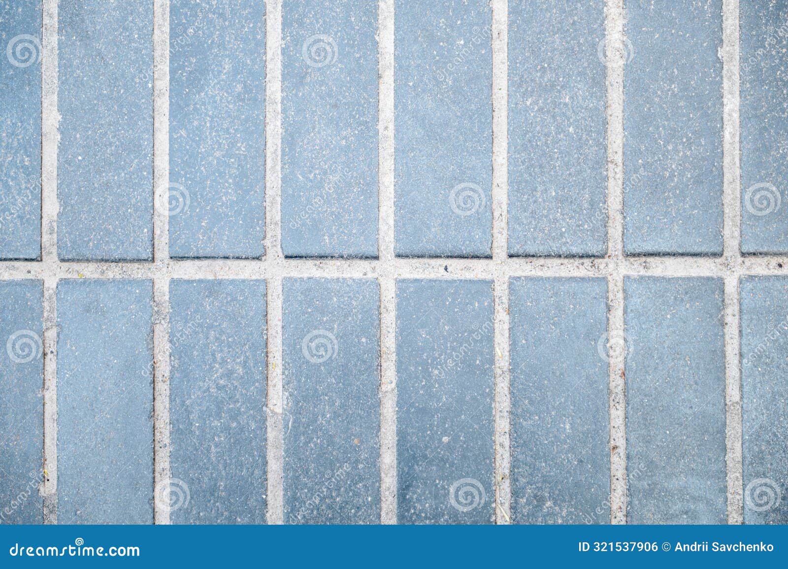 Blue Rectangular Paving Stones Forming a Textured Geometric Pattern ...