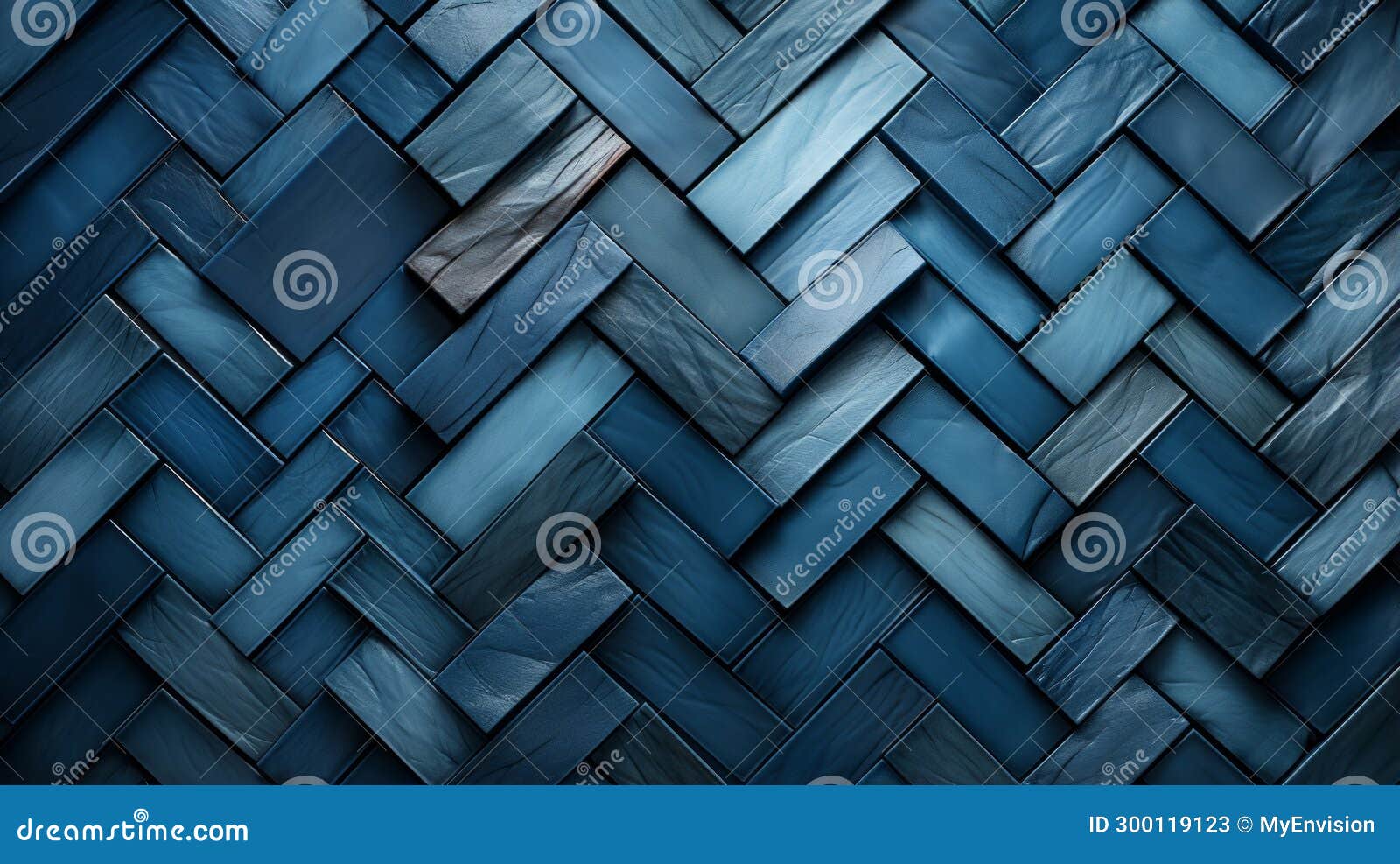 A Blue Rectangular Tiles Background Stock Illustration - Illustration ...