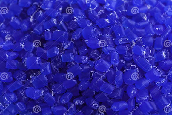 Blue recycled plastics stock image. Image of scrap, extrusion - 34519003