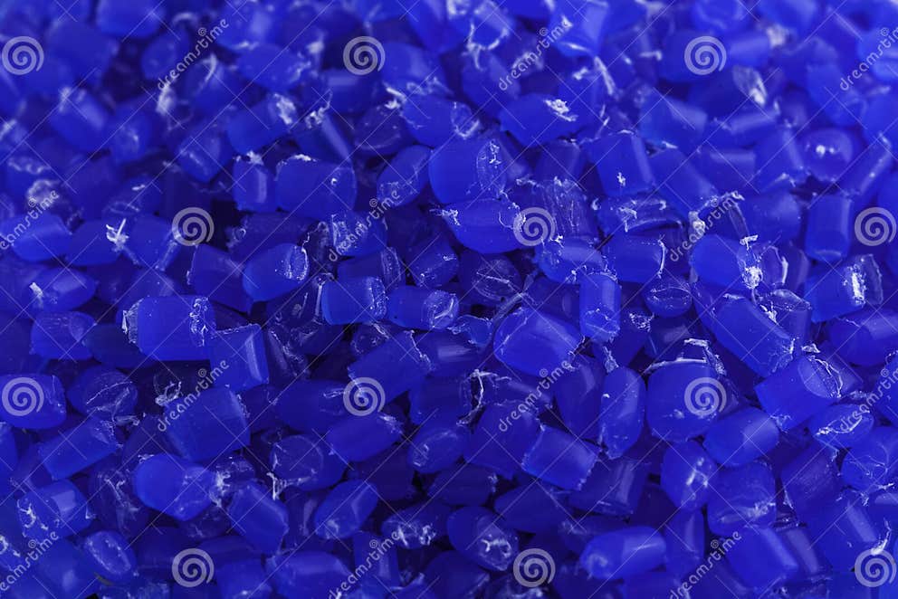 Blue recycled plastics stock image. Image of scrap, extrusion - 34519003