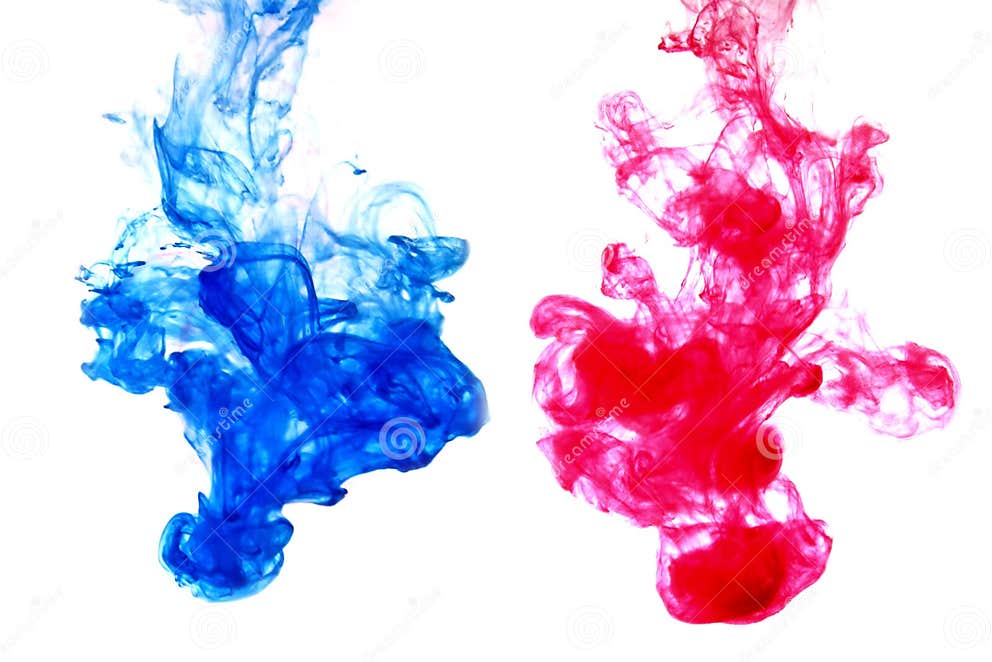 Blue and red stock image. Image of abstract, rounds, curves - 2445981