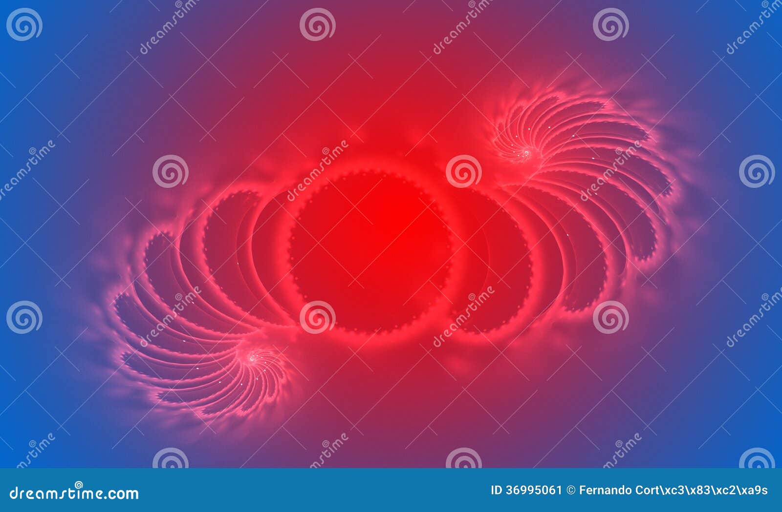 Blue and Red Abstract Background. Fade Effect Stock Illustration ...