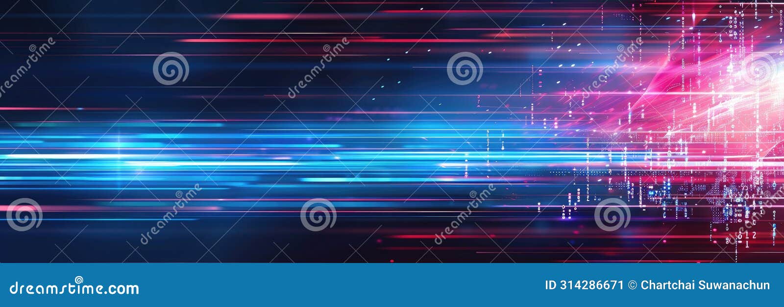 A Blue and Red Background with a Red and Blue Line in the Middle by AI ...