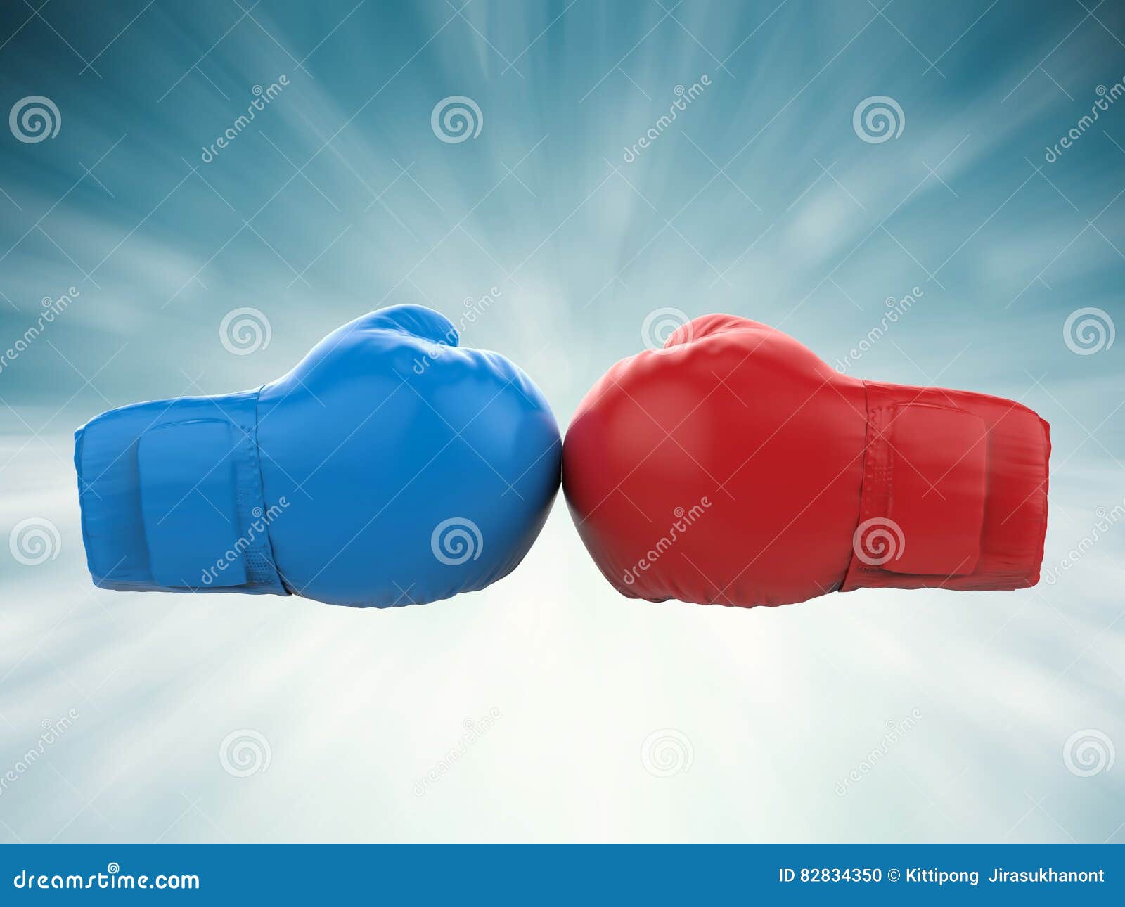 Blue and red boxing gloves stock photo. Image of background - 82834350
