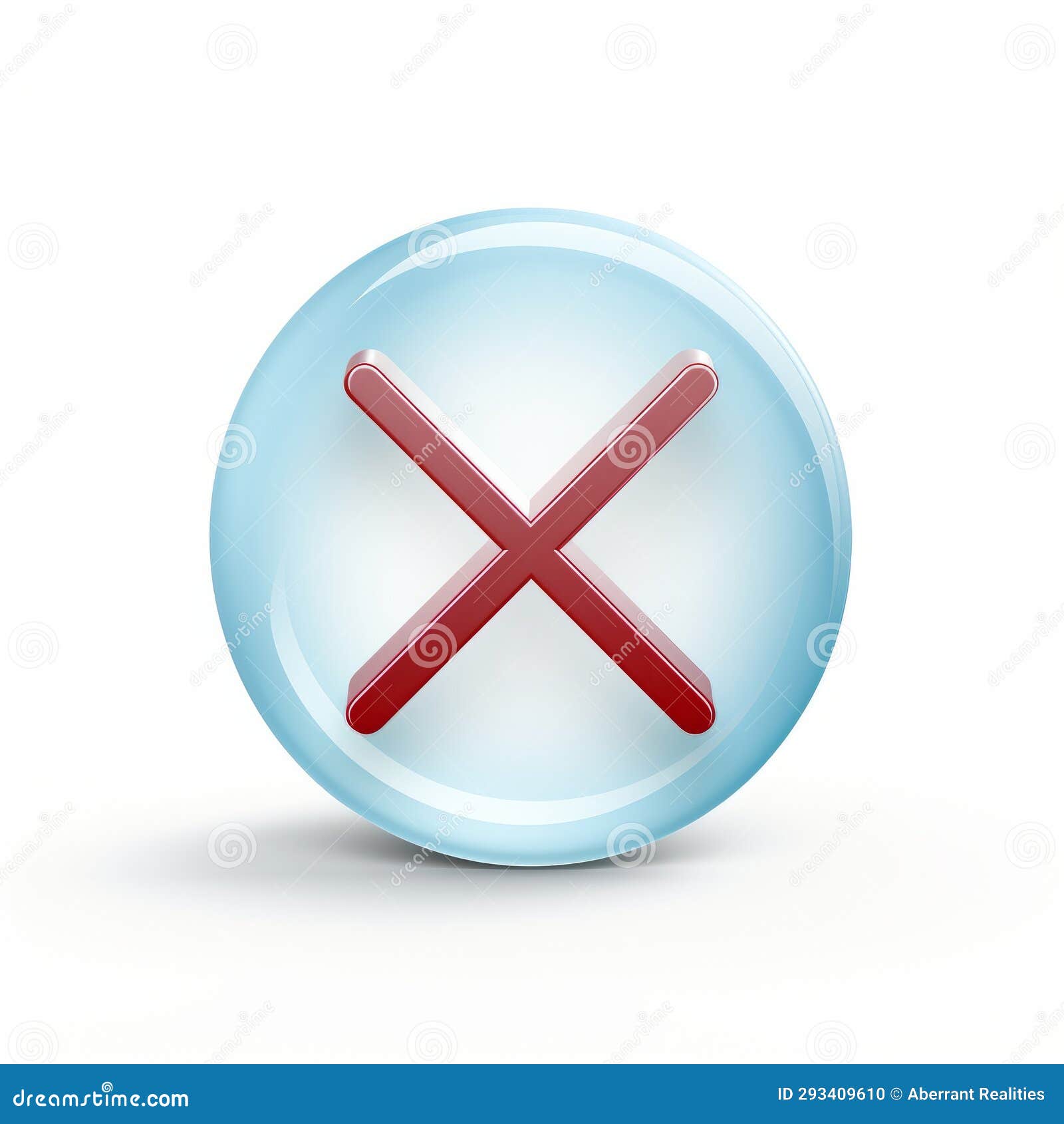 A Blue and Red Cross Icon on a White Background Stock Illustration ...