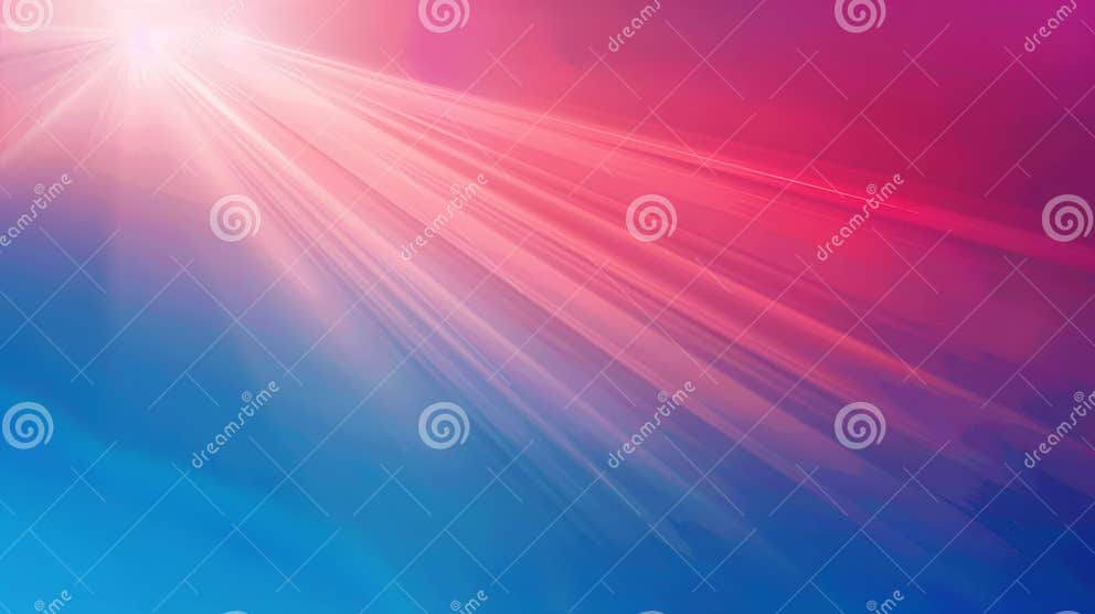 Abstract Blue and Red Gradient Background with Light Rays Stock ...
