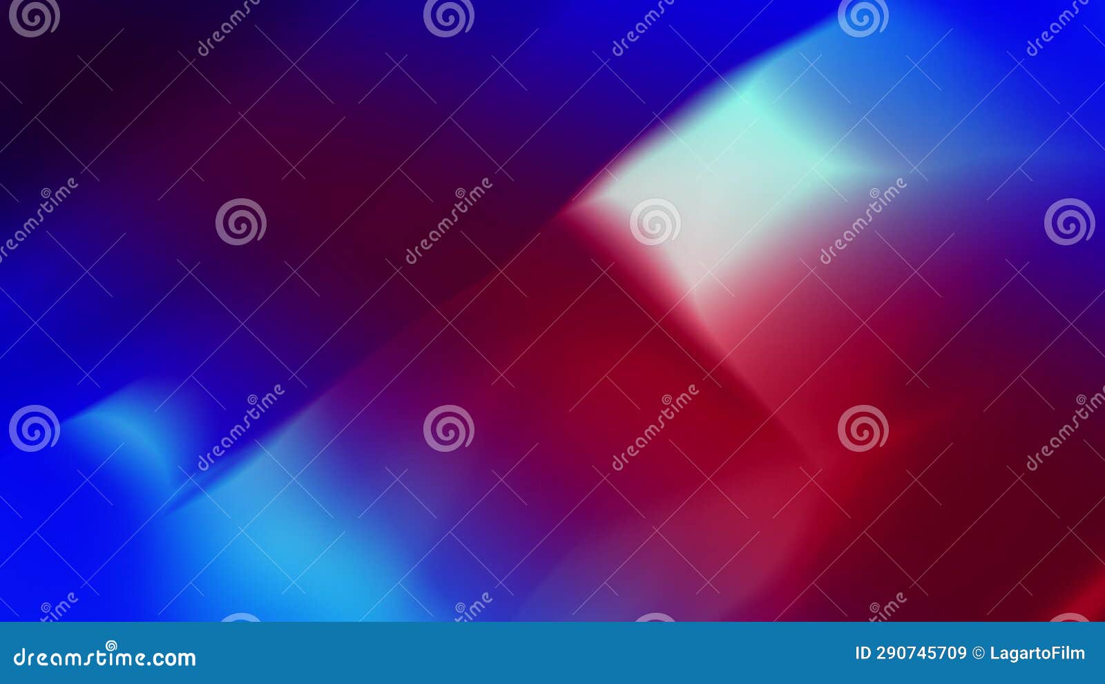 Creative Serenity Blending Blue and Red Patterns into a Tranquil and ...