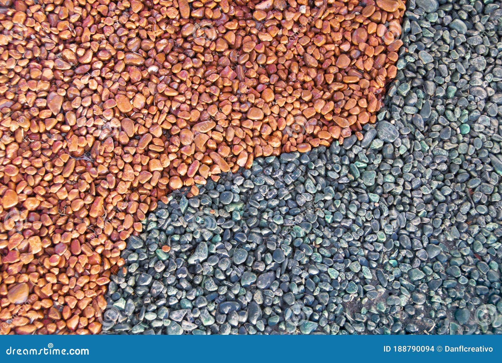 Blue and Red Gravel Pattern Texture Stock Photo - Image of rocks ...