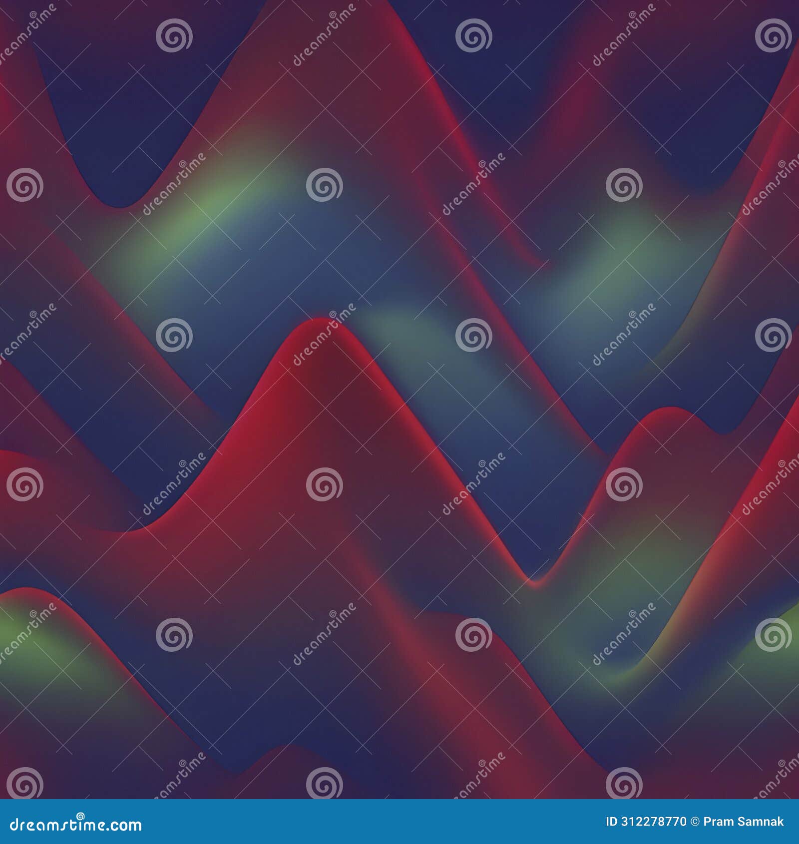 Blue, Red, and Green Gradient with Smooth Color Transitions. AI ...