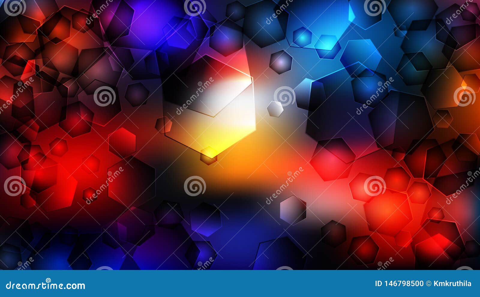 Blue Red Light Background Beautiful Elegant Illustration Graphic Art ...