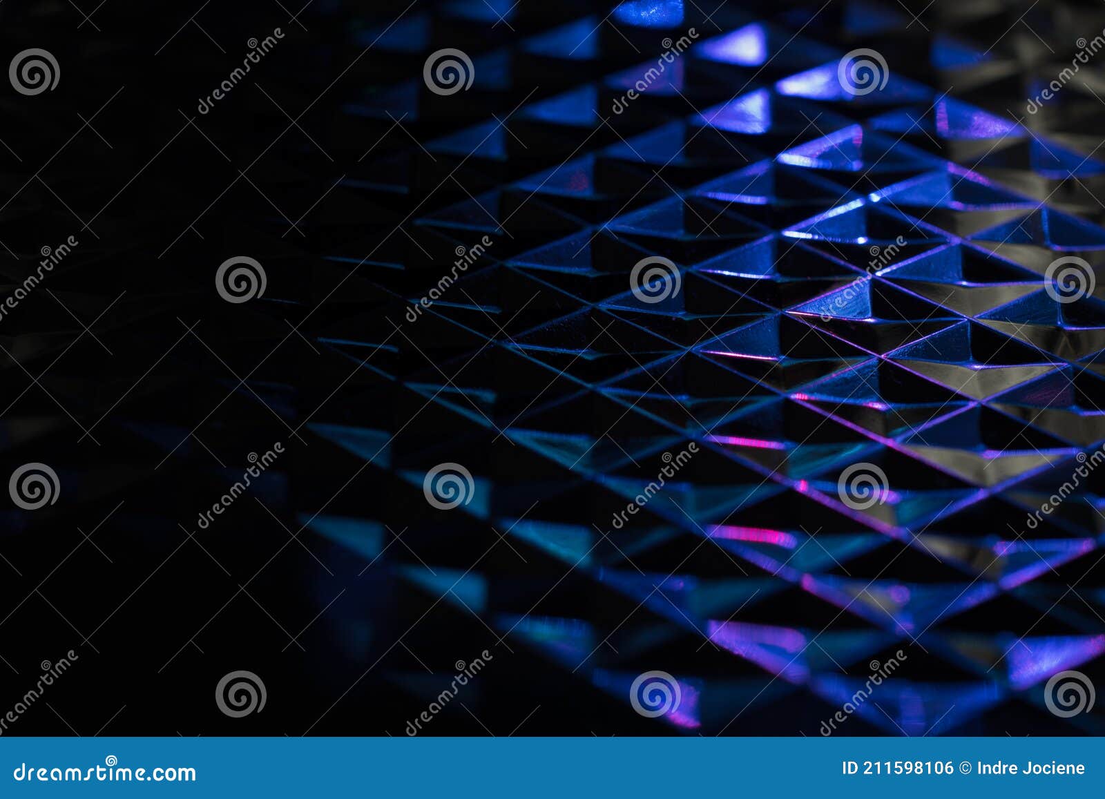 Blue and Red Light Reflection Clean Macro Photography Stock Photo ...