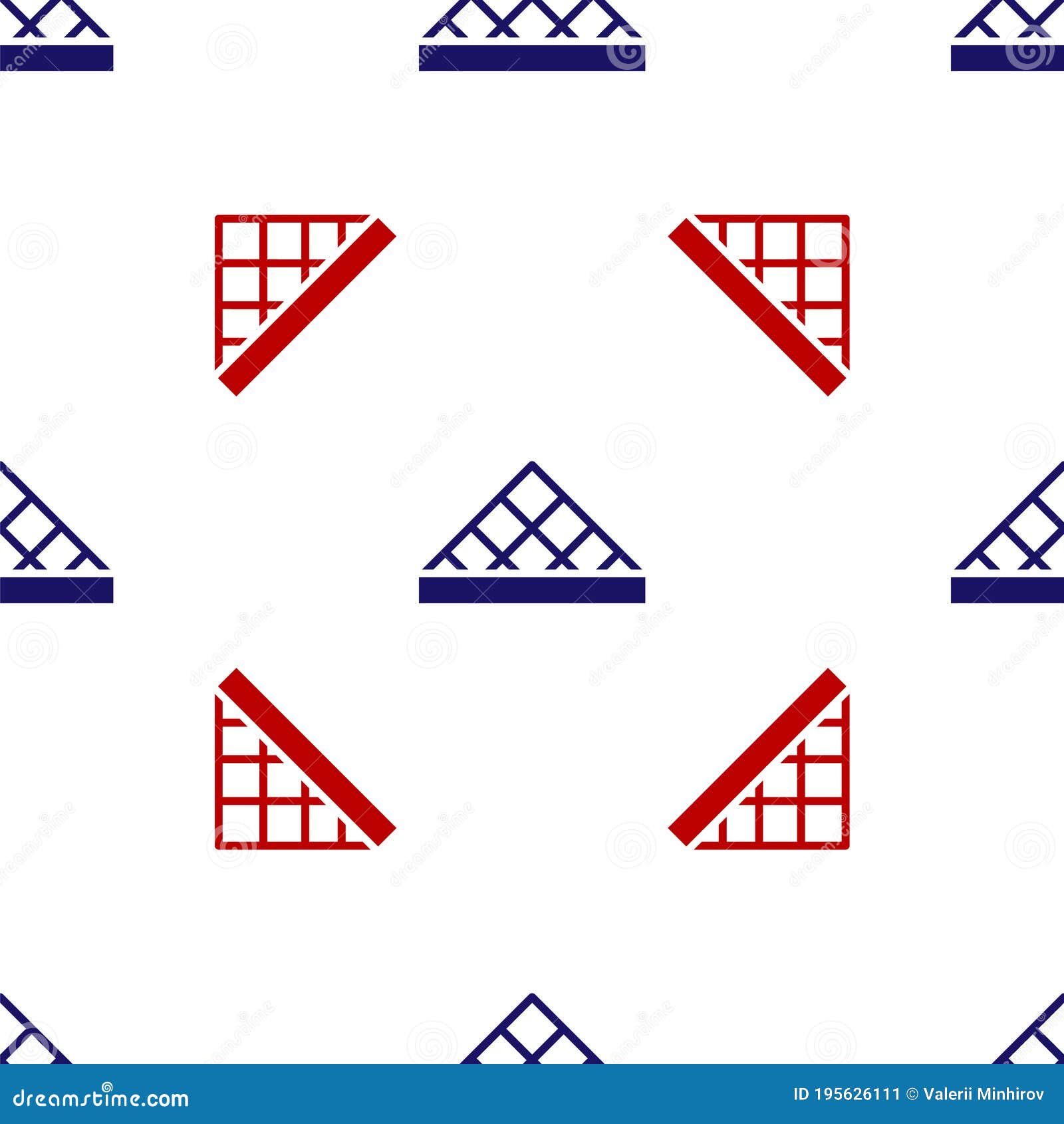 Louvre Glass Pyramid Building Vector Illustration | CartoonDealer.com ...
