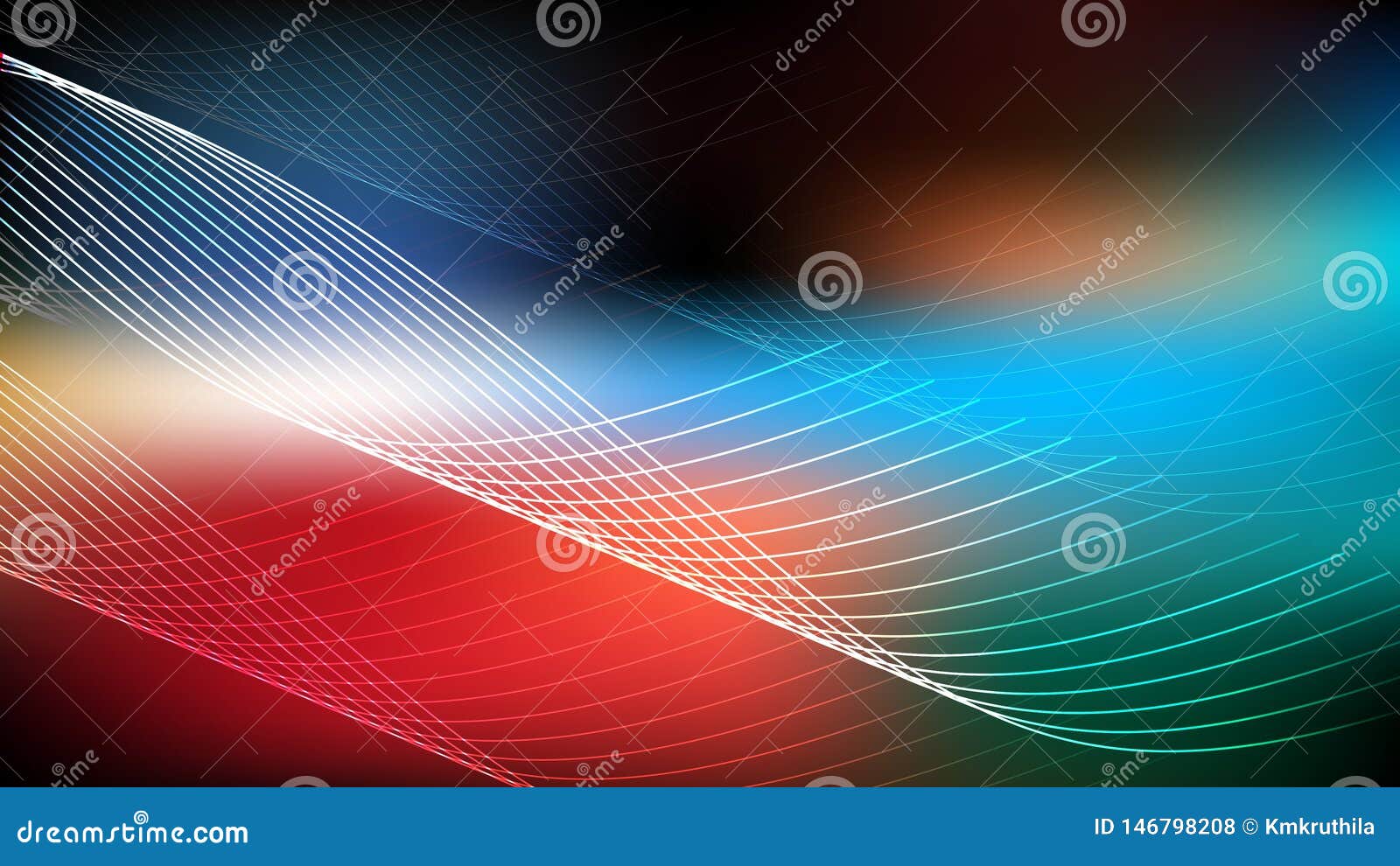 Blue Red Orange Background Beautiful Elegant Illustration Graphic Art ...