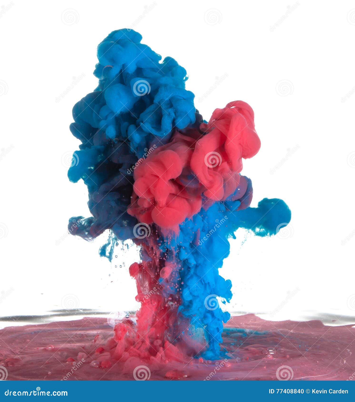 Blue and red paint stock photo. Image of texture, watercolor - 77408840