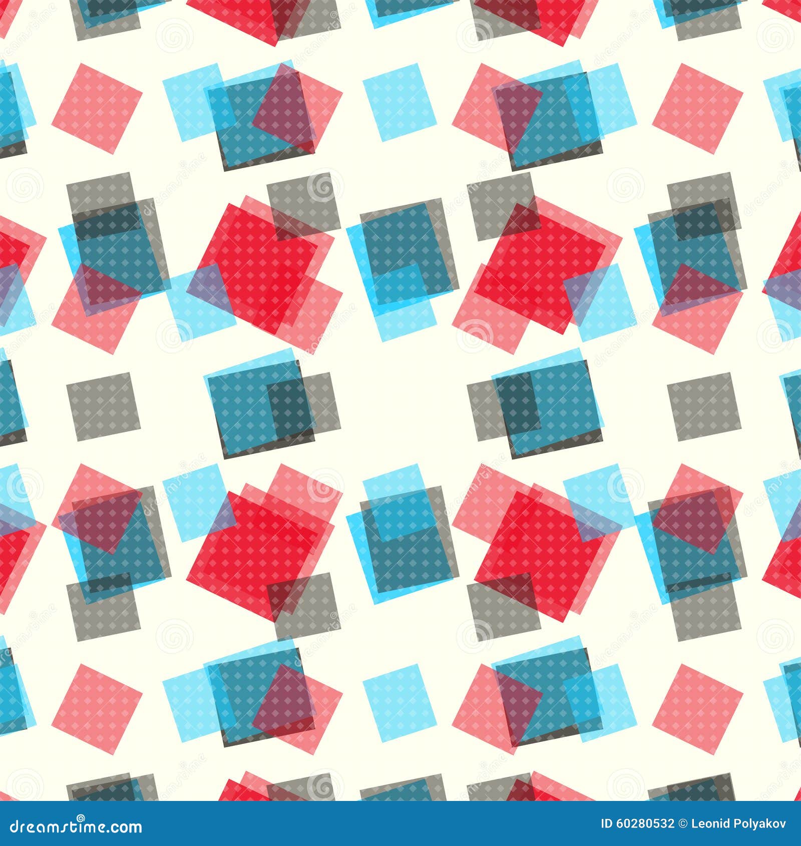 Blue and Red Polygons on a Light Background Vector Illustration Stock ...