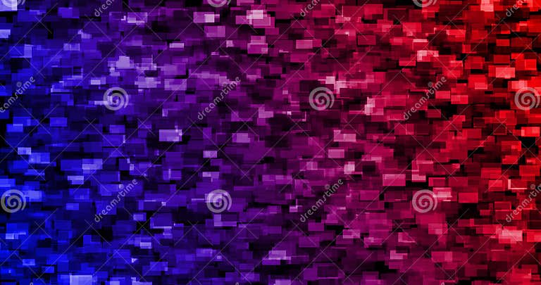 Blue and Red Rectangle Abstract Digital Technology Background Stock ...