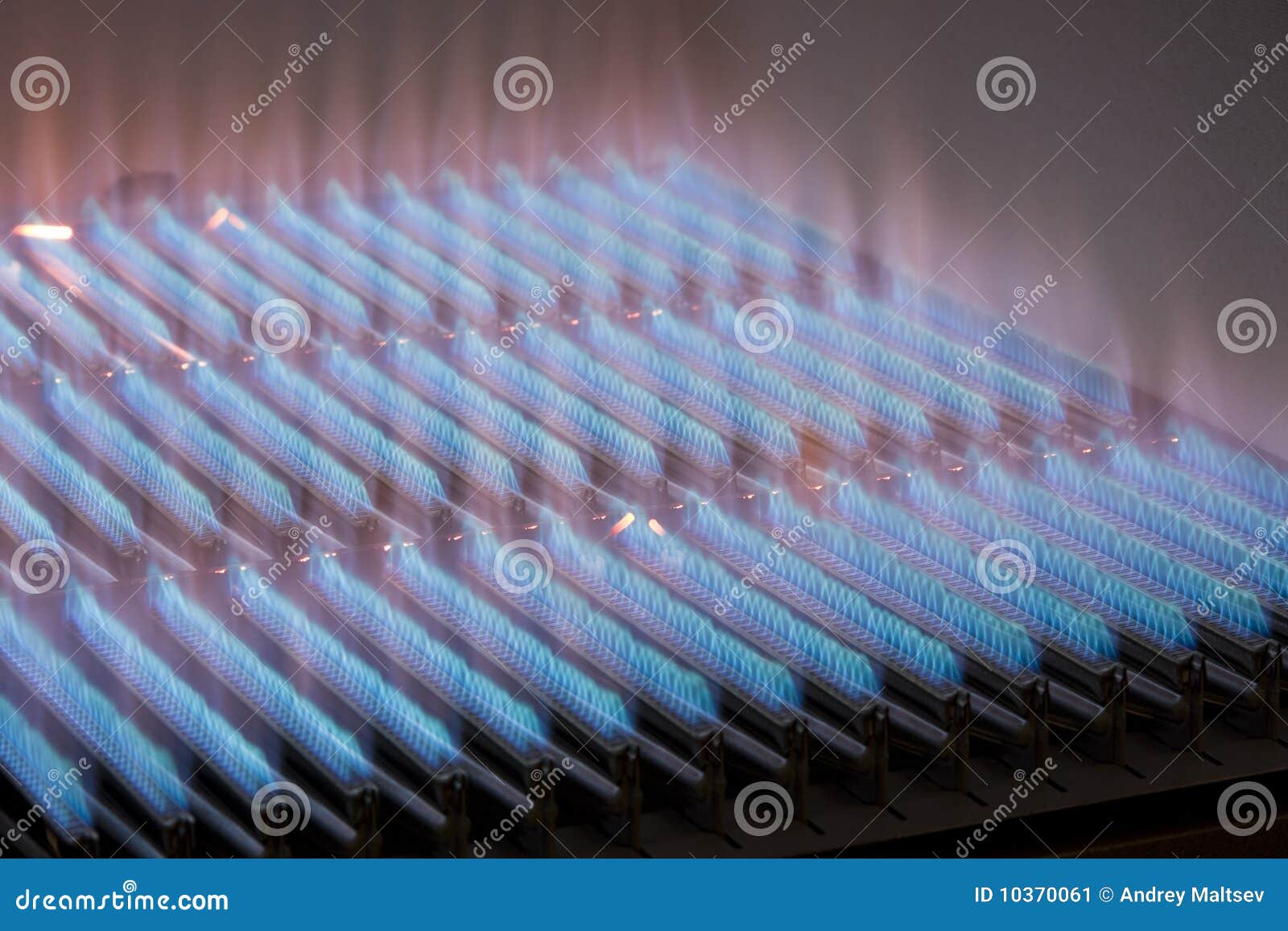 Blue-red rows flames stock image. Image of glowing, burning - 10370061