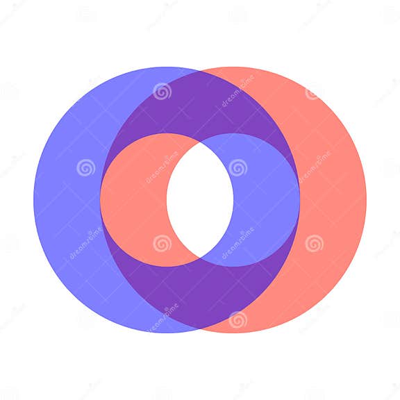 Abstract Circles Intersections - Vector Stock Vector - Illustration of ...