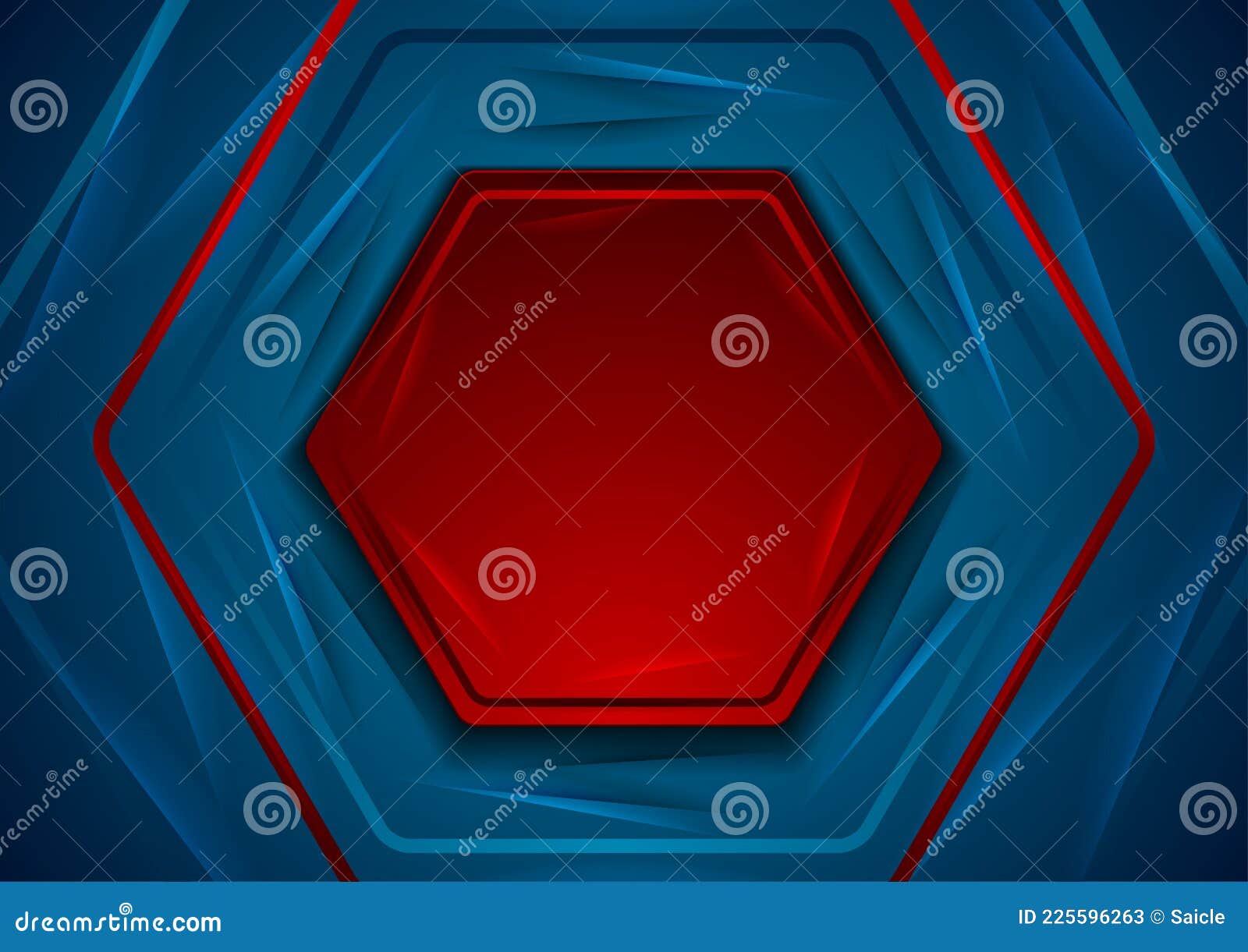 Blue and Red Shiny Glossy Hexagons Abstract Geometry Background Stock ... Blue and Red Shiny Glossy Hexagons Abstract Geometry Background Stock ...